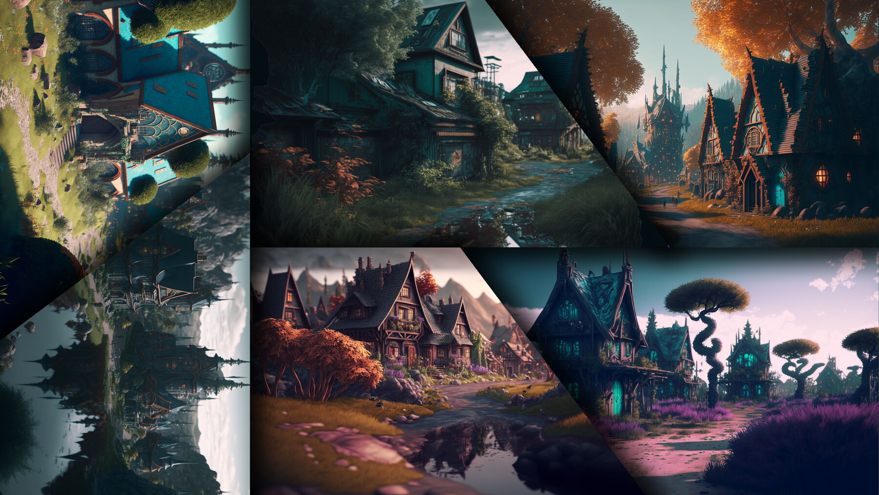 ArtStation - 108 Stylized Village (More Than 8K Resolution) | Artworks