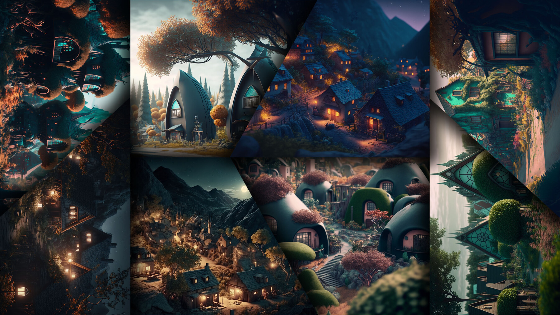 ArtStation - 108 Stylized Village (More Than 8K Resolution) | Artworks