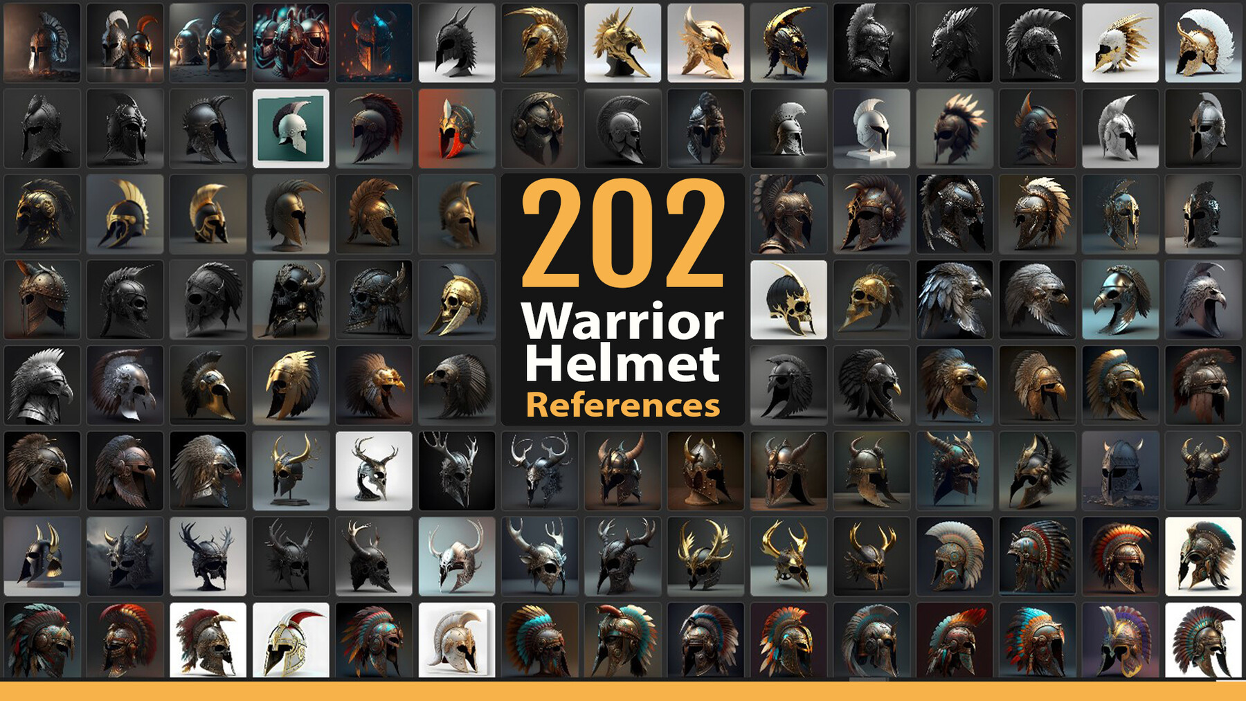ArtStation - 202 Warrior Helmet references | Artworks