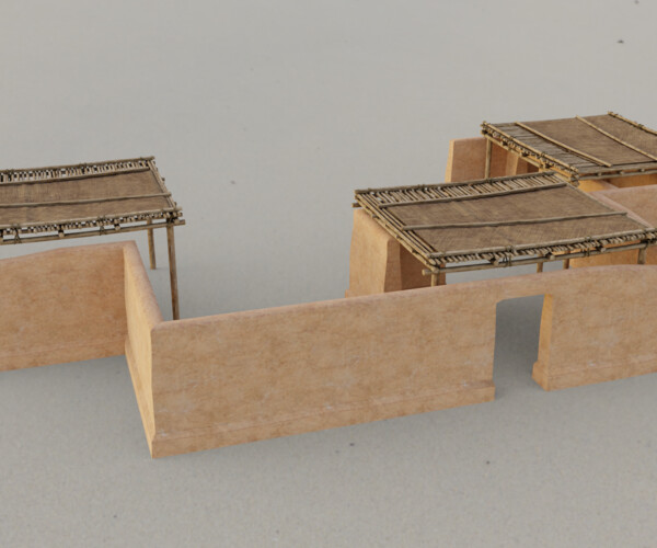 ArtStation - Modular Desert Walls | Game Assets