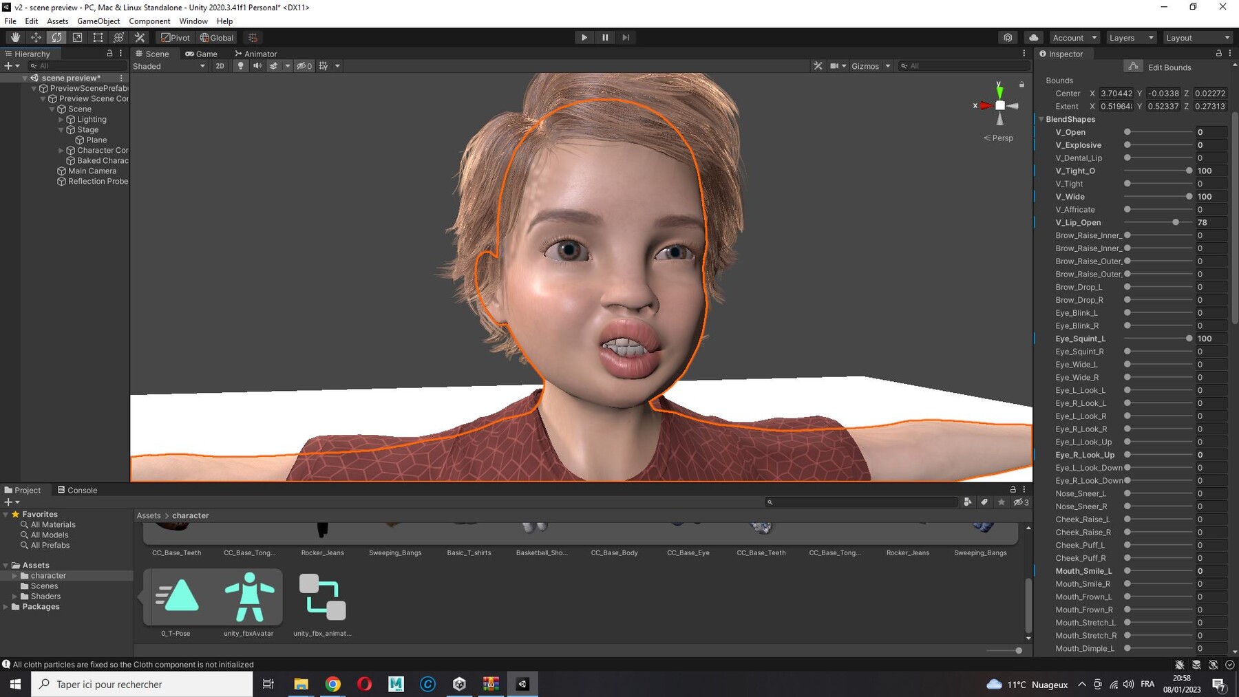 ArtStation - Realistic girl brown Ready | Game Assets