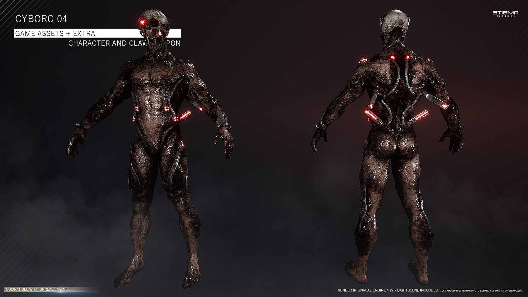 ArtStation - Cyborg 04 - Game Assets + Extra | Game Assets