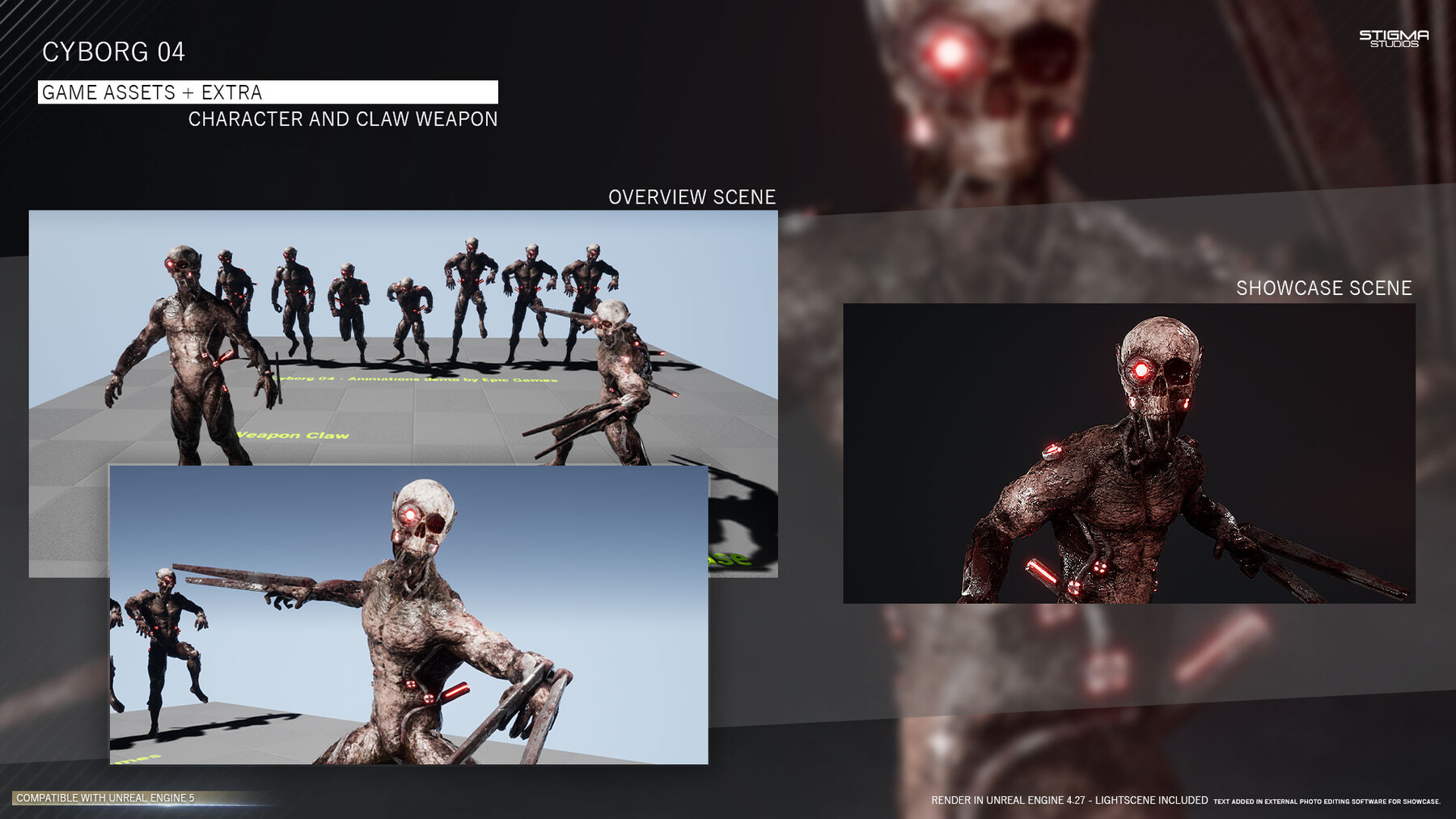 ArtStation - Cyborg 04 - Game Assets + Extra | Game Assets