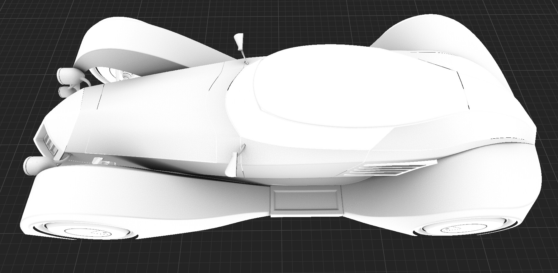 ArtStation - Mermac Retro Concept Car (3D model) | Resources