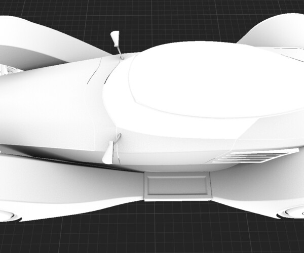 ArtStation - Mermac Retro Concept Car (3D model) | Resources