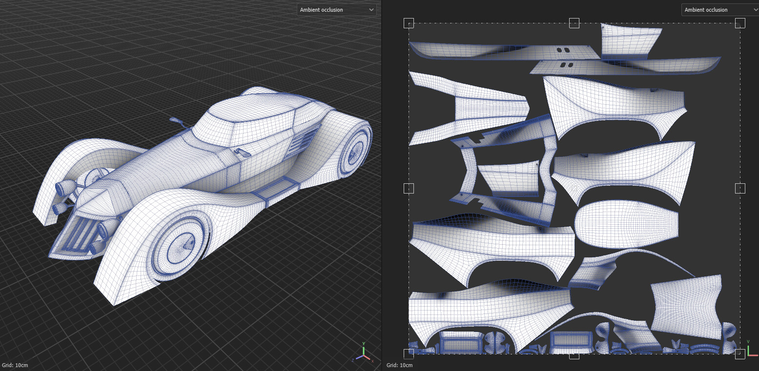 ArtStation - Mermac Retro Concept Car (3D model) | Resources
