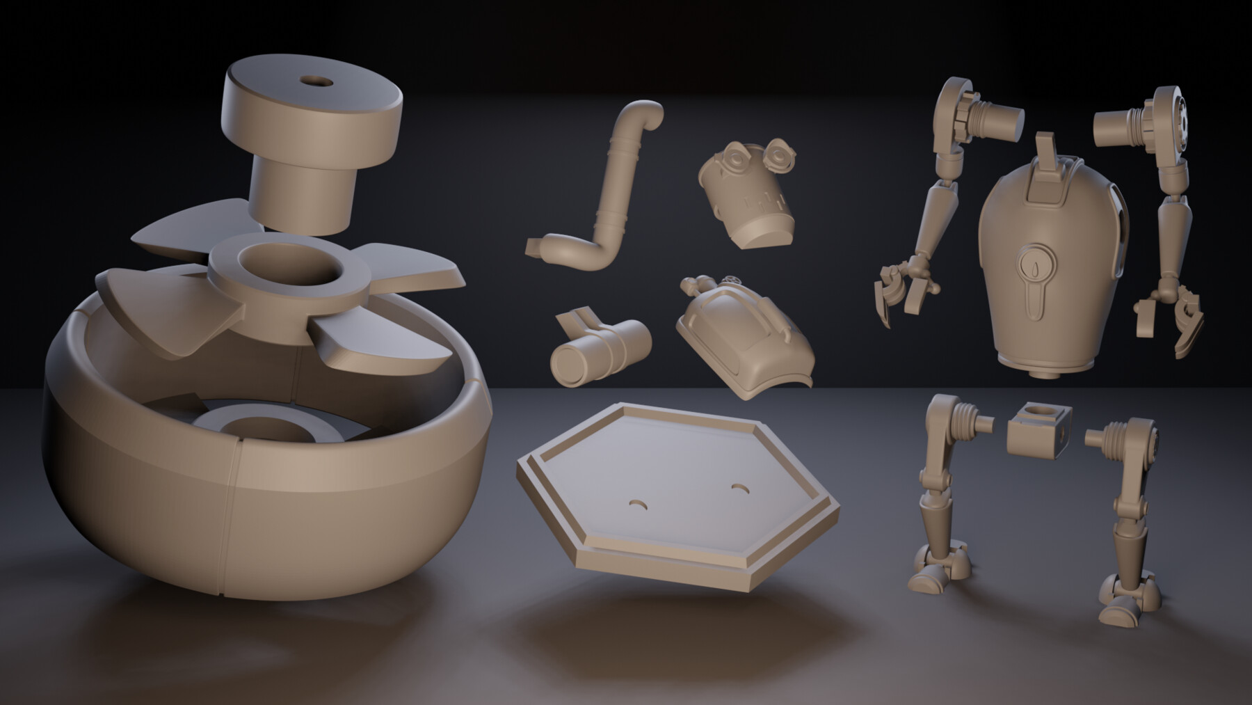 ArtStation - Pascal - Nier Automata 3D printable | Resources