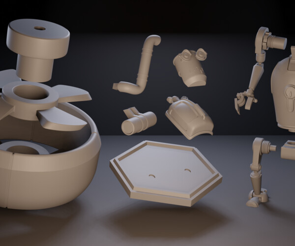 ArtStation - Pascal - Nier Automata 3D printable | Resources