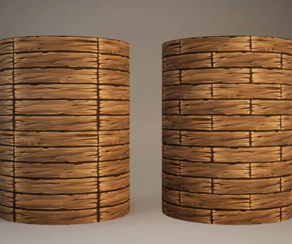 ArtStation - Wood Handpaint Texture | Game Assets