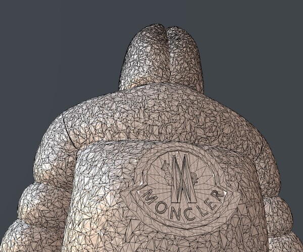 ArtStation - Moncler Suede Jacket Low-poly | Game Assets