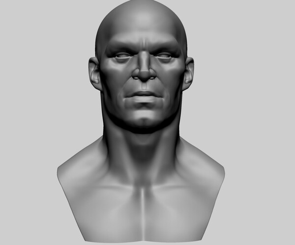 ArtStation - Stylized Male Head Printable | Resources