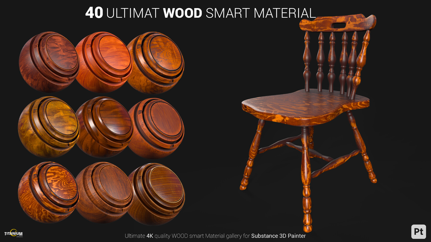 ArtStation - Ultimate Wood Smart Material + 4K PBR Textures | Game Assets