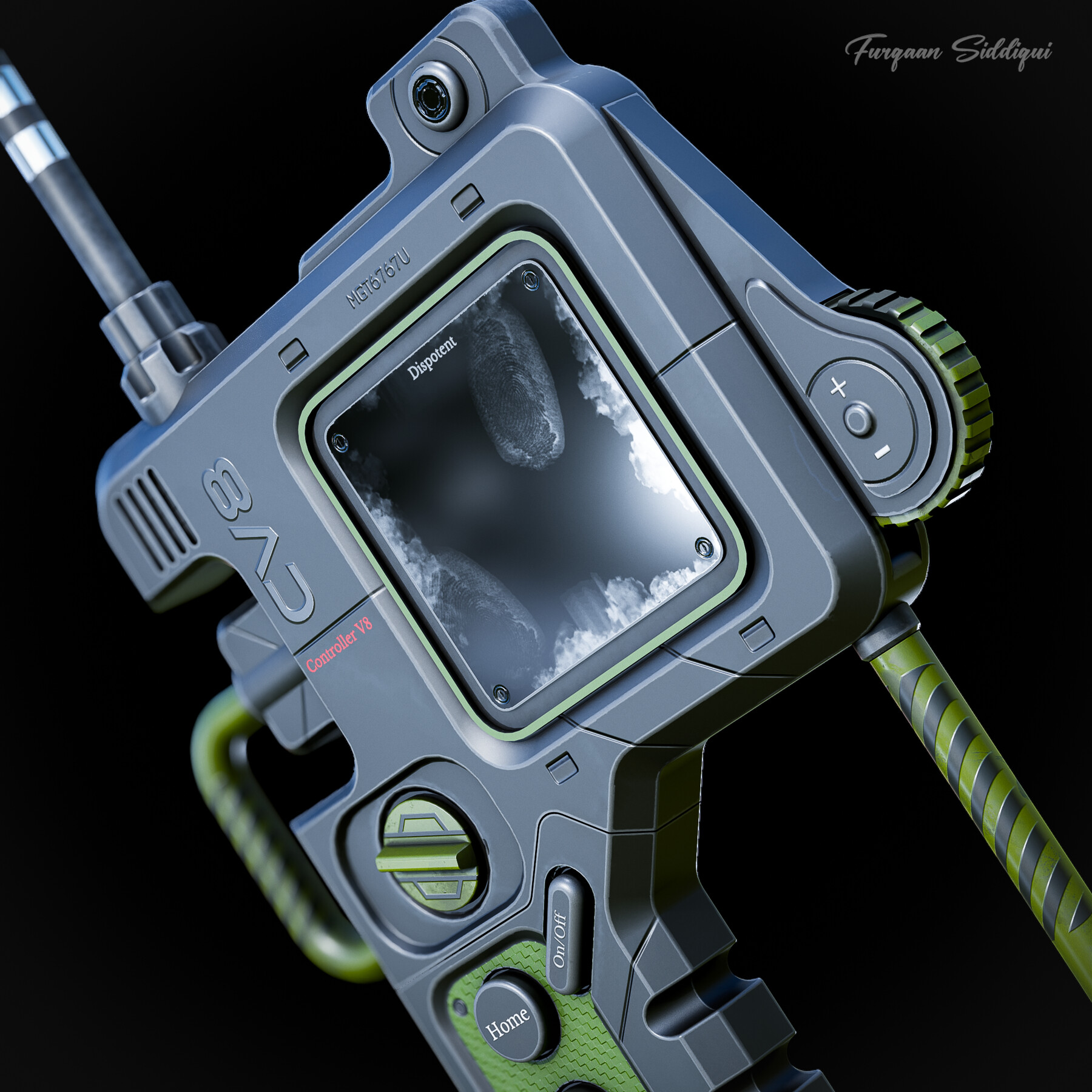 ArtStation - Sci-fi Controller V8 PBR | Game Assets