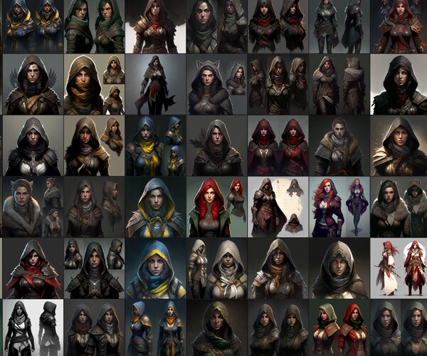 ArtStation - Assassin female references | Resources