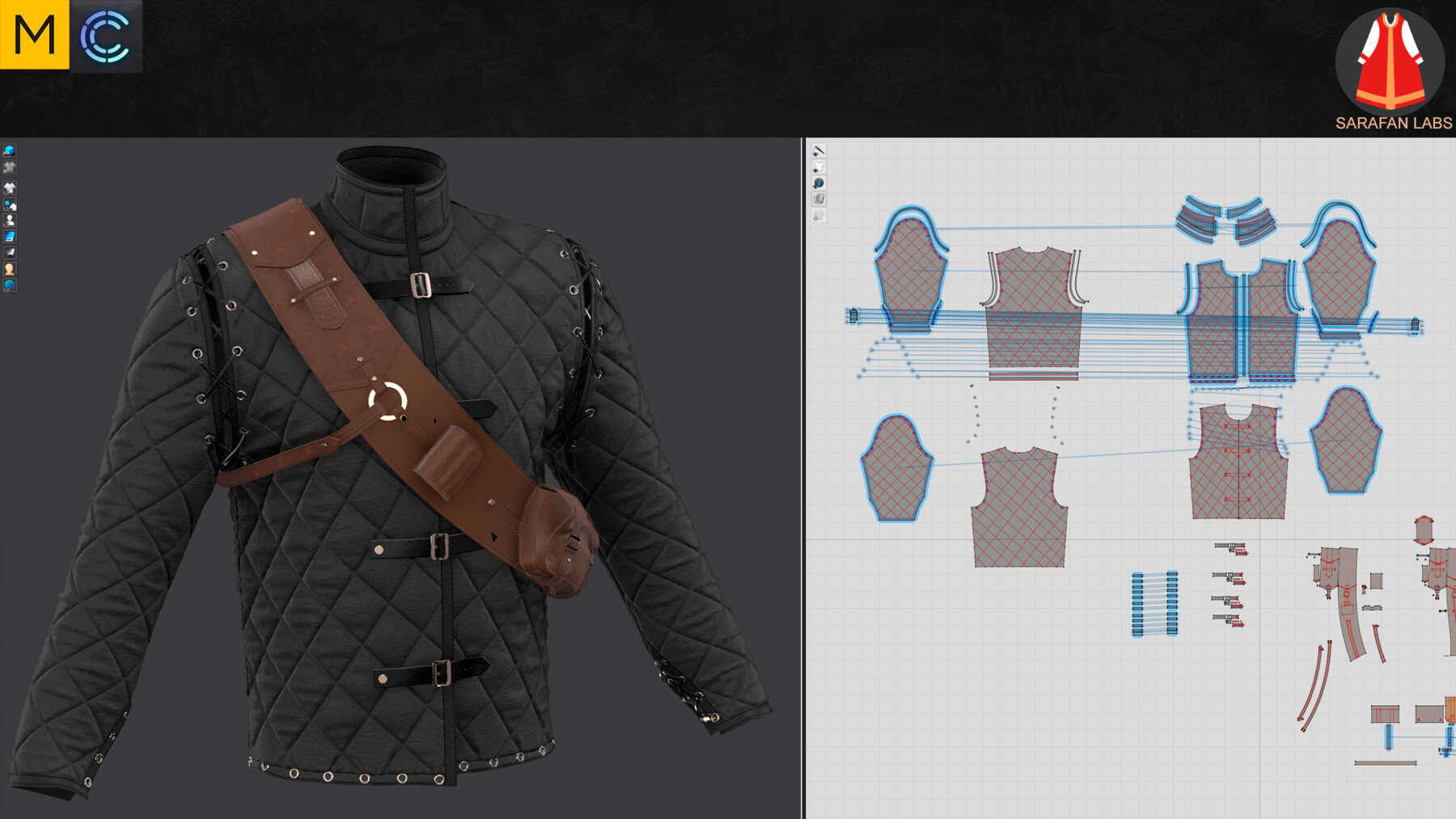ArtStation - Men`s Medieval Jacket | Game Assets