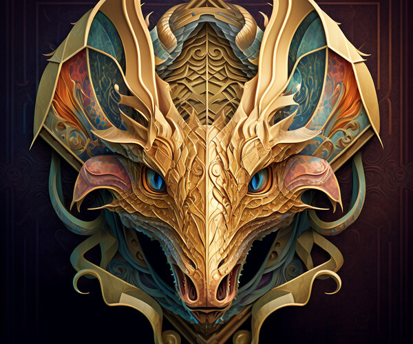 ArtStation - Golden Dragon | Artworks