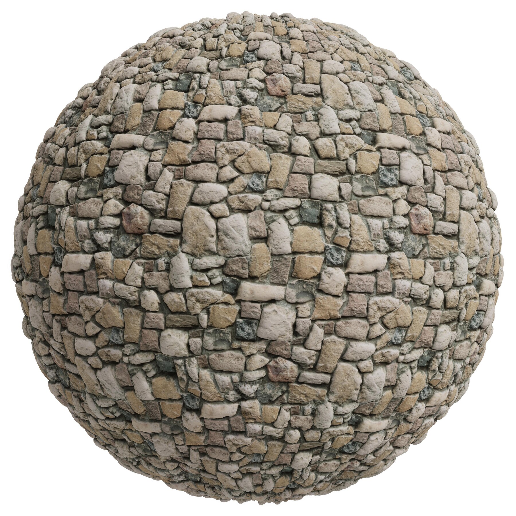 ArtStation - FB563 Field Stone Covering, Natural stone pattern | 3 mat ...