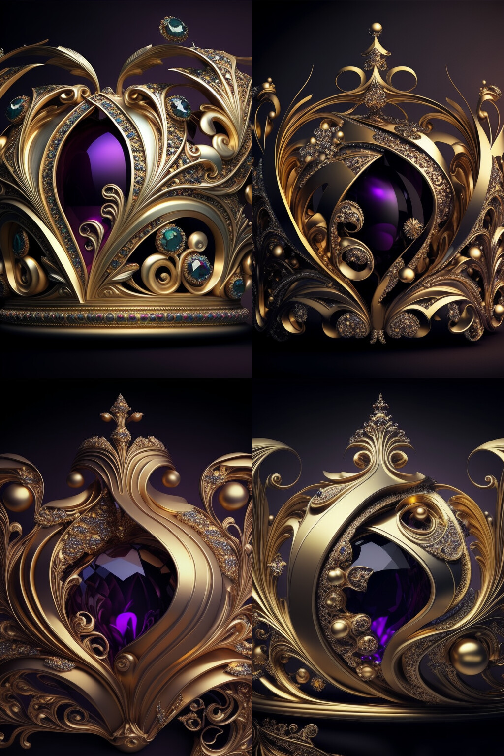 ArtStation - The Royal Crowns Collection | Artworks