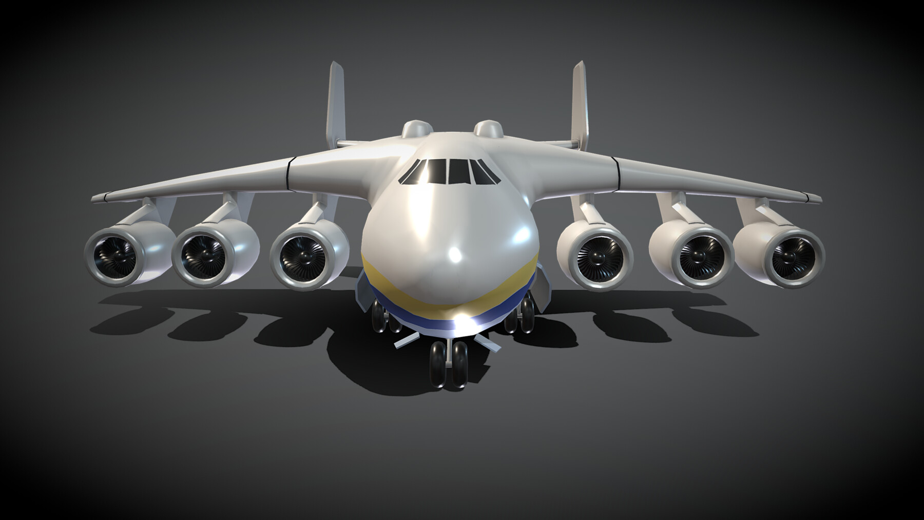 ArtStation - Cartoon Antonov An-225 Mriya | Game Assets