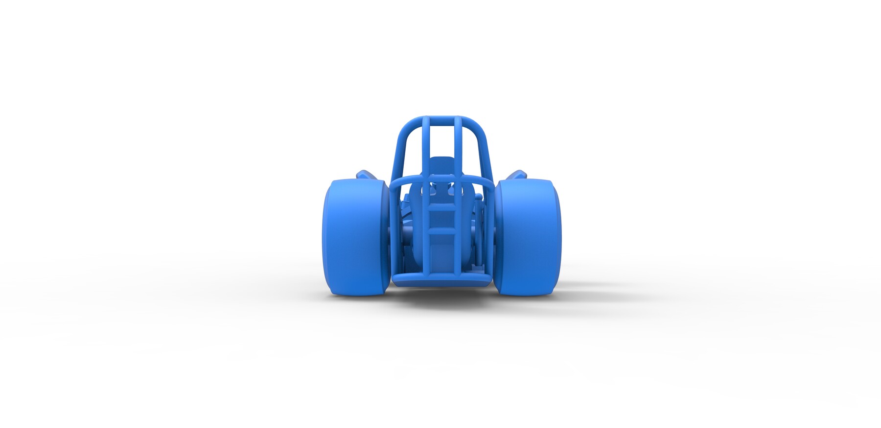 ArtStation - 3D printable Diecast Front engine dragster with 2 V8 ...