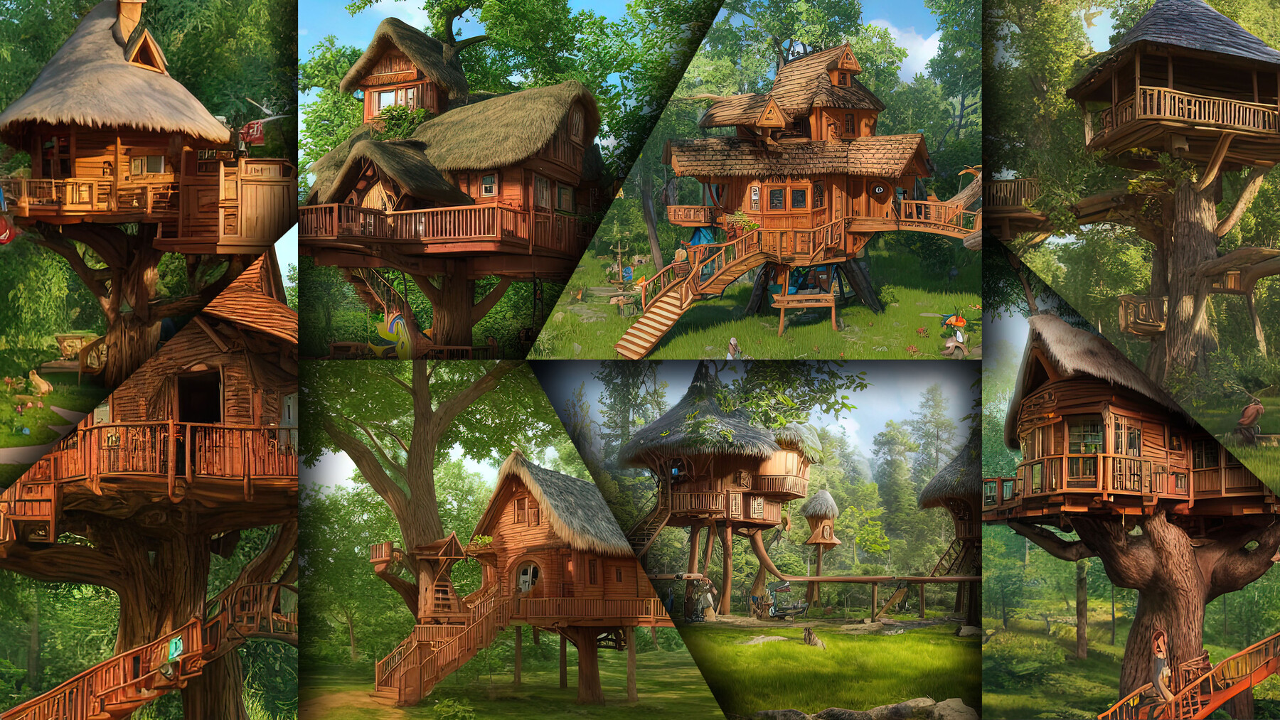 ArtStation - 100 TREE HOUSE (More Than 8K Resolution) | Artworks