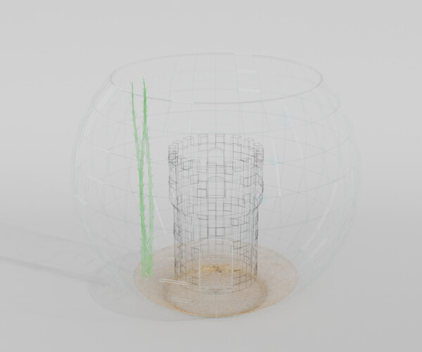 ArtStation - Fish bowl with Tower | Resources