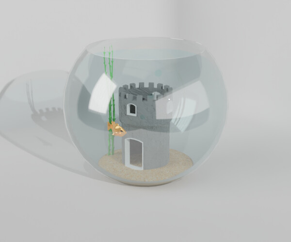 ArtStation - Fish bowl with Tower | Resources