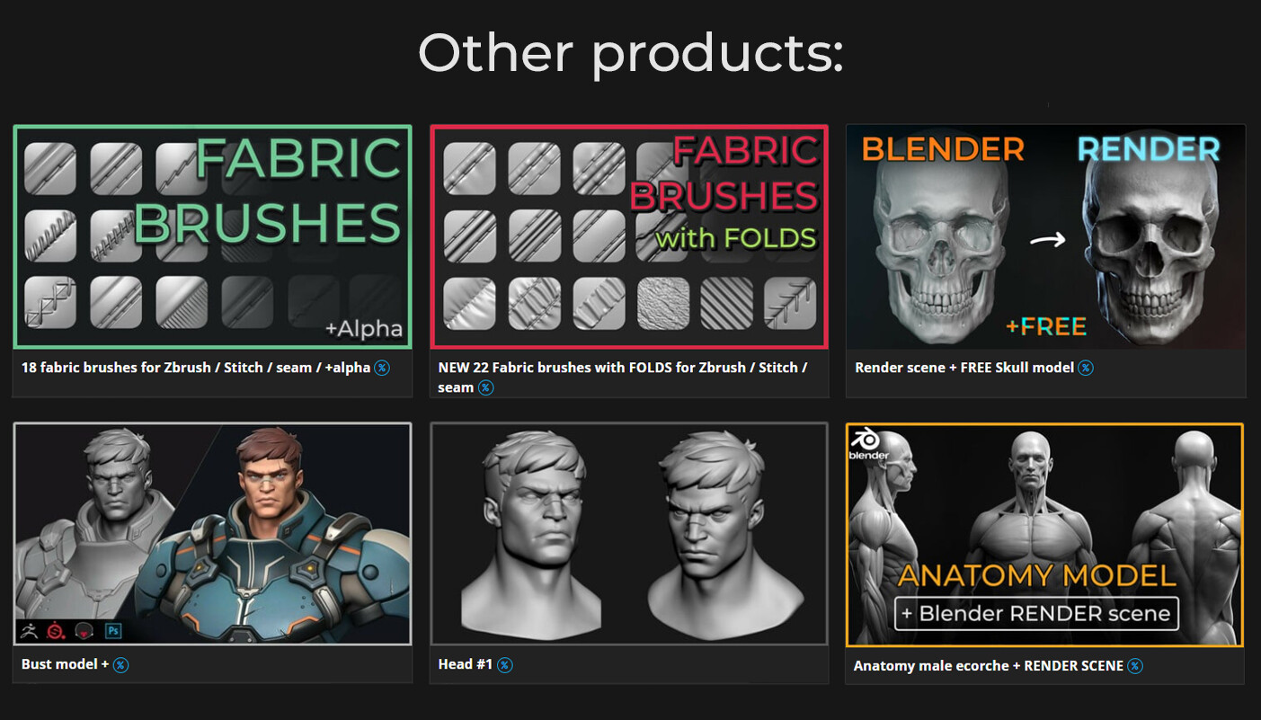ArtStation - Bust model + | Game Assets
