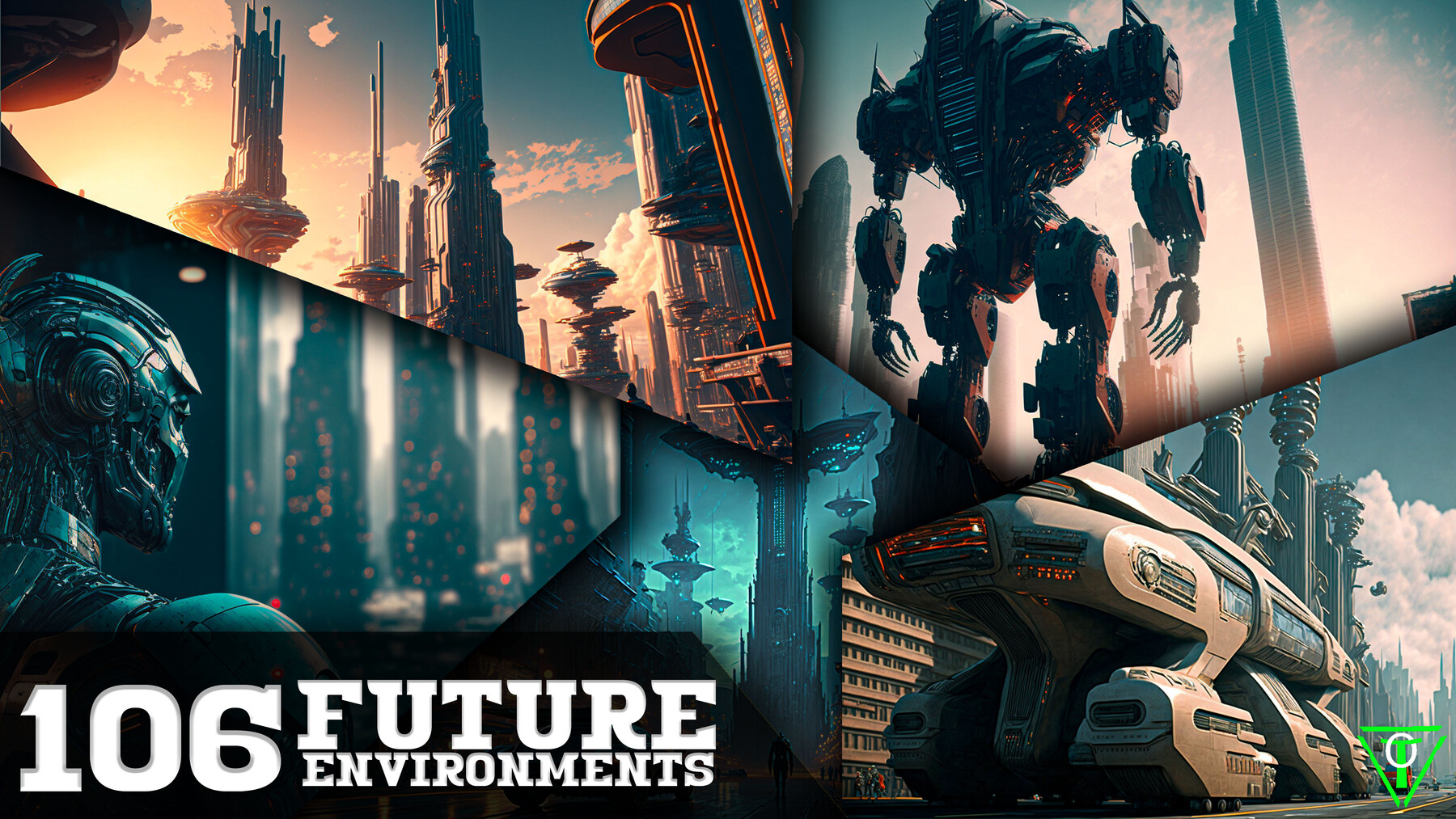 ArtStation - 106 Future Environments (More Than 8K Resolution) | Artworks