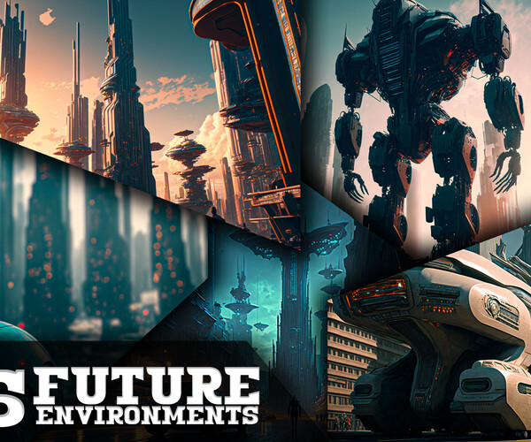 ArtStation - 106 Future Environments (More Than 8K Resolution) | Artworks