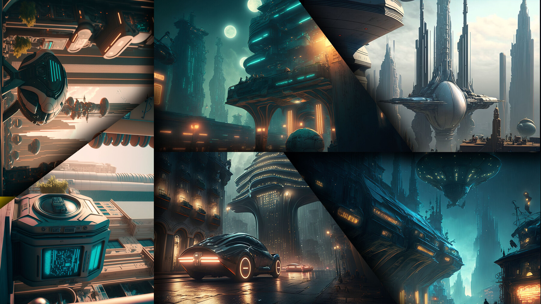 ArtStation - 106 Future Environments (More Than 8K Resolution) | Artworks