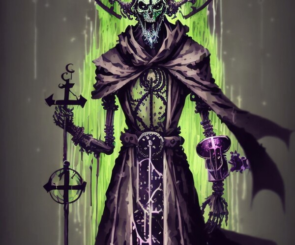 ArtStation - Necromancer pack part 2 (84 illustrations) | Artworks