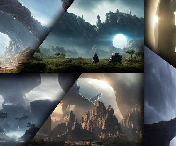 ArtStation - 113 Space Environment (More Than 8K Resolution) | Artworks