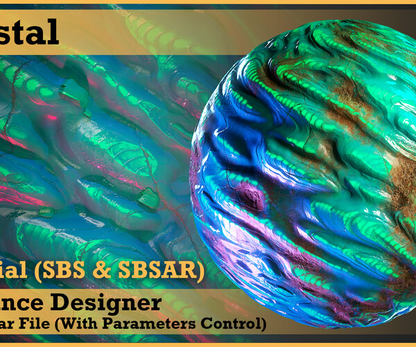 ArtStation - crystal _ VOL 08 _ SBS & SBSAR | Game Assets