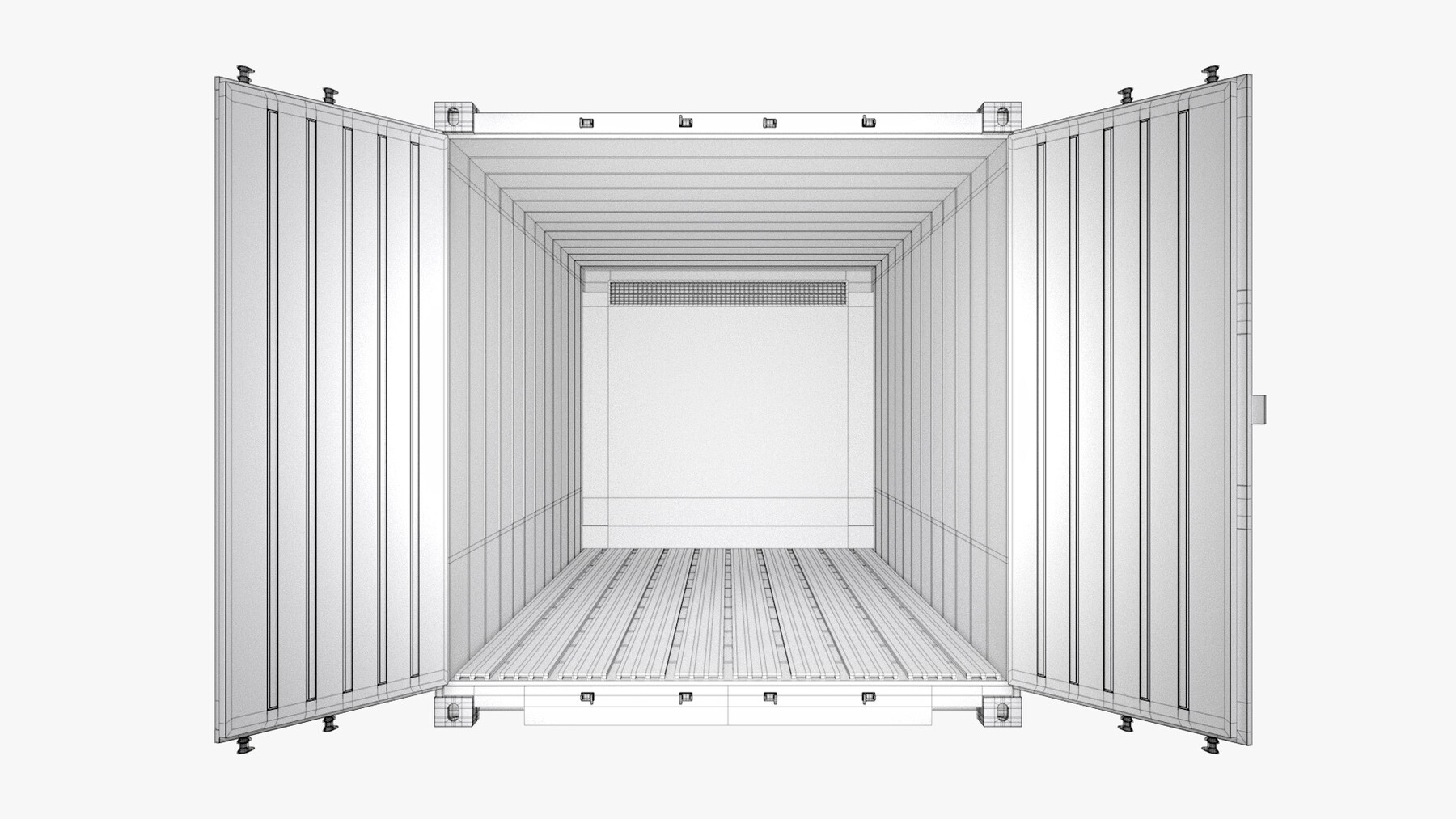 ArtStation - 20ft Refrigerated Shipping Container | Resources