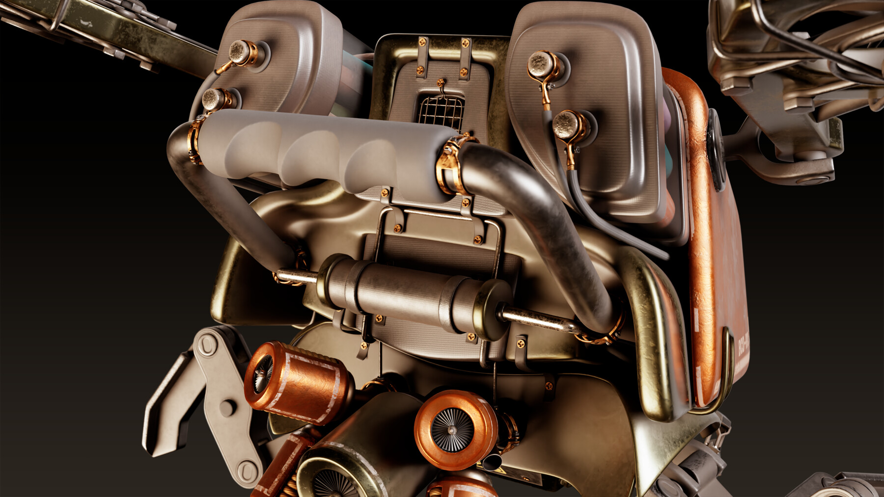 ArtStation - Robot BCD - RC 5 | Post Apocalyptic | Game Assets