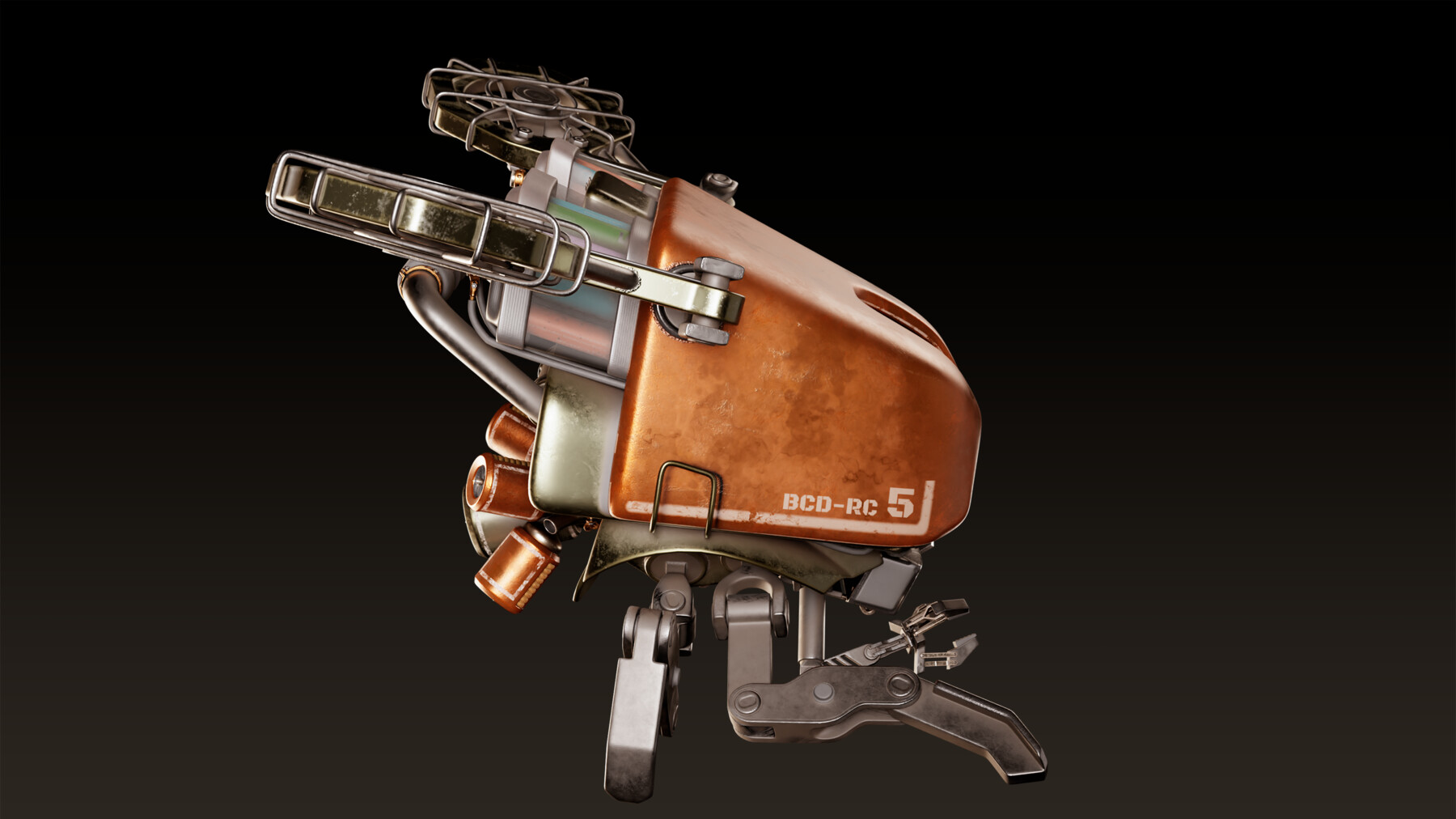 ArtStation - Robot BCD - RC 5 | Post Apocalyptic | Game Assets