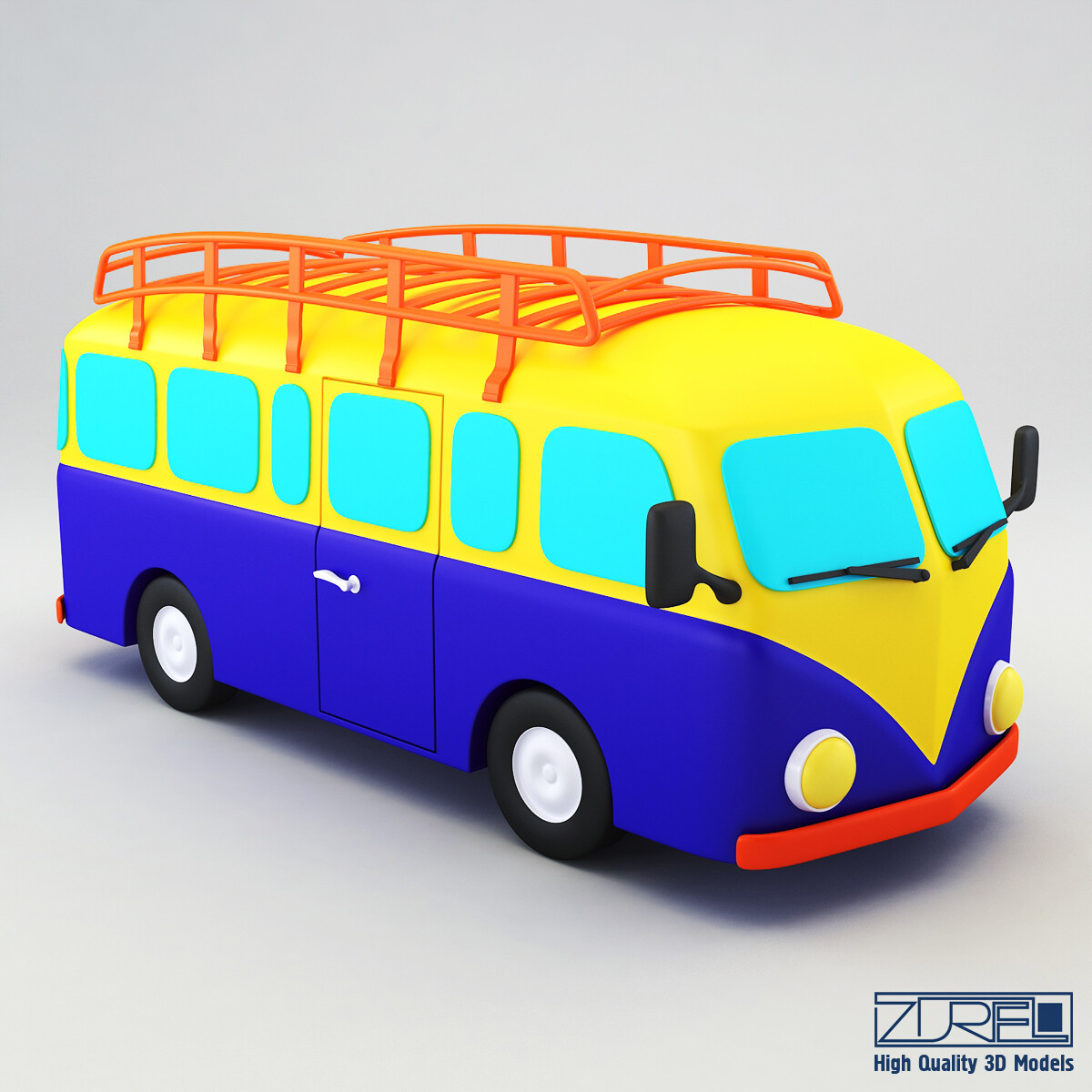 ArtStation - Retro Bus | Resources