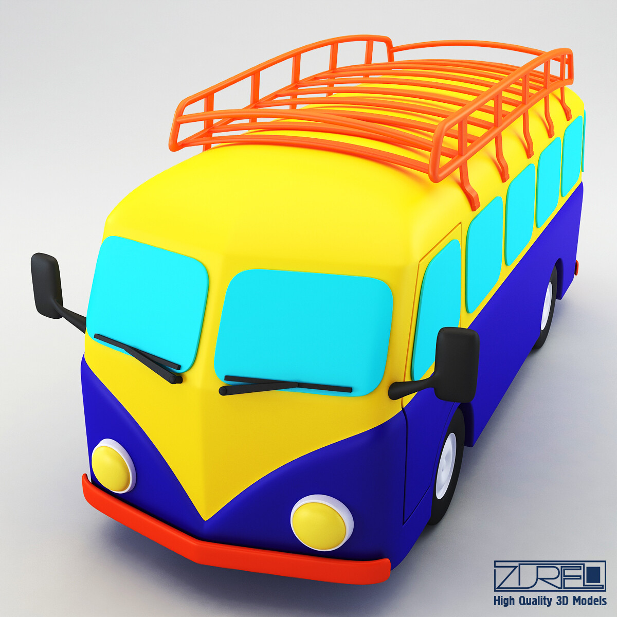 ArtStation - Retro Bus | Resources