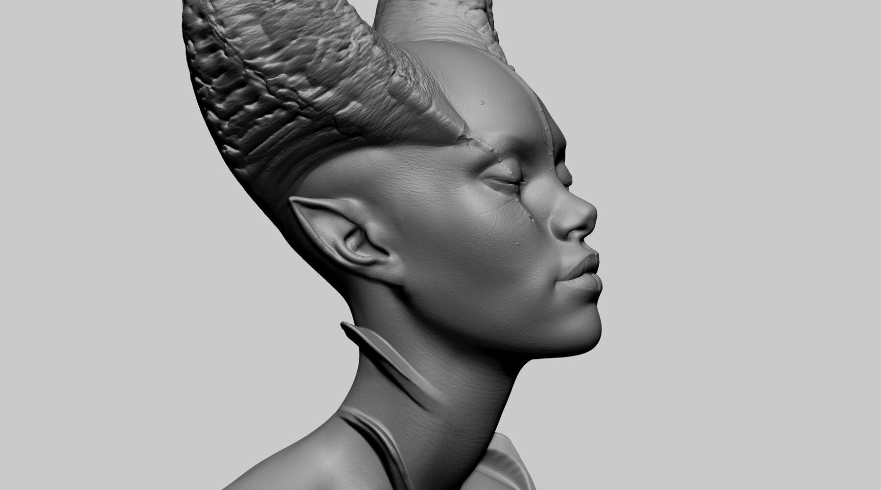 ArtStation - Fantasy Female Bust A | Resources