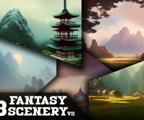 ArtStation - 168 Fantasy scenery V2 (More Than 8K Resolution) | Artworks