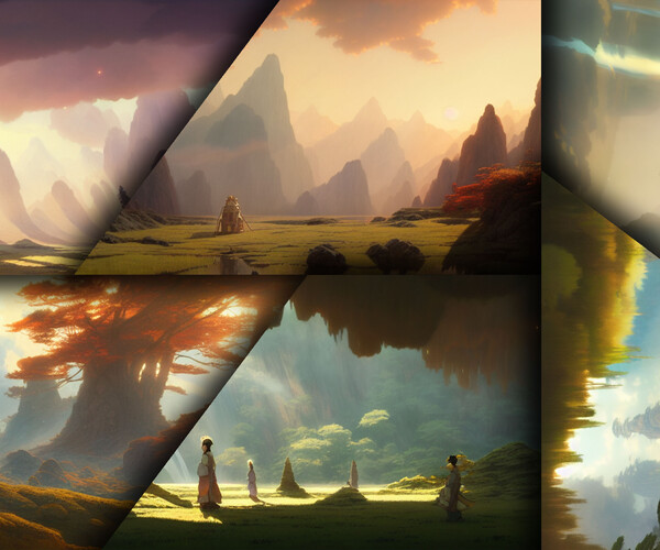 ArtStation - 168 Fantasy scenery V2 (More Than 8K Resolution) | Artworks