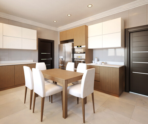 ArtStation - kitchen interior scene | Resources