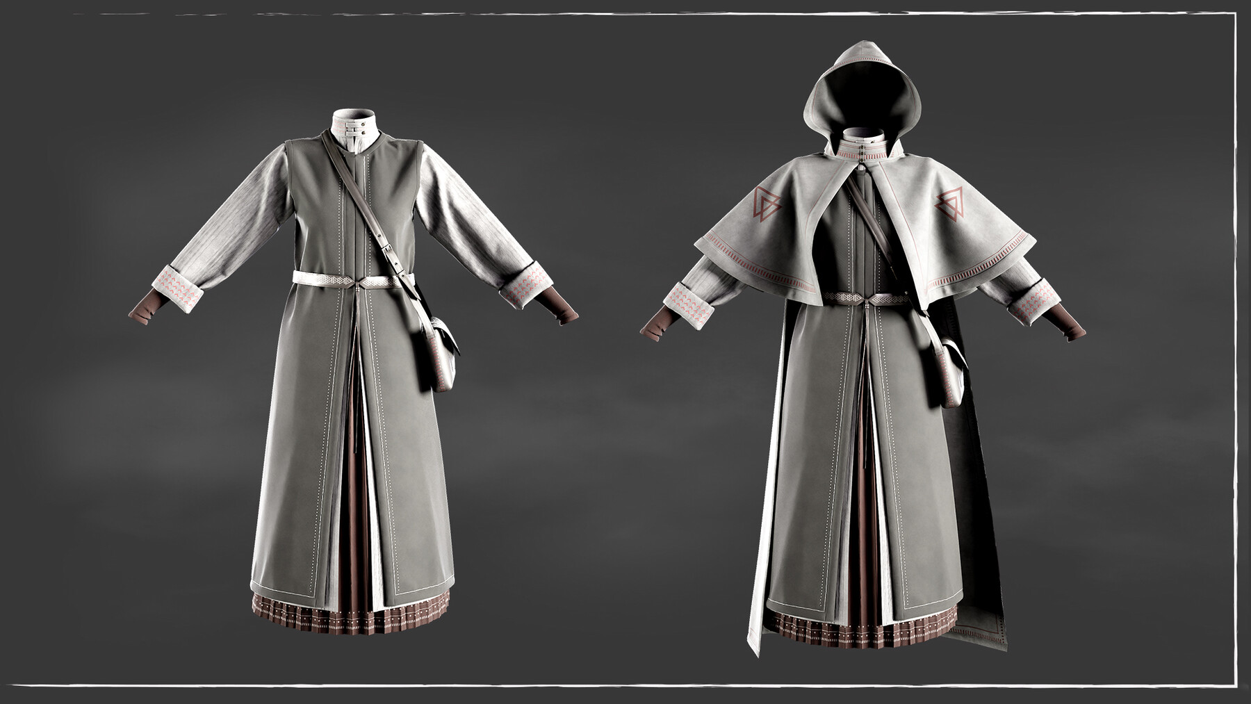 ArtStation - Fantasy Outfit /Marvelous Designer / 4k Textures/Smart ...
