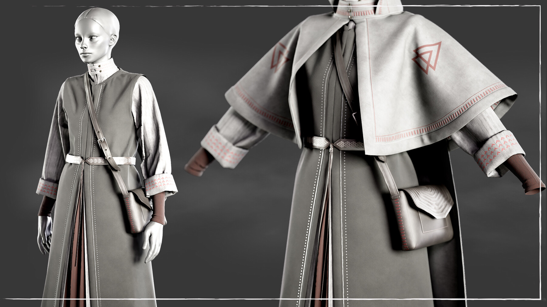 ArtStation - Fantasy Outfit /Marvelous Designer / 4k Textures/Smart ...