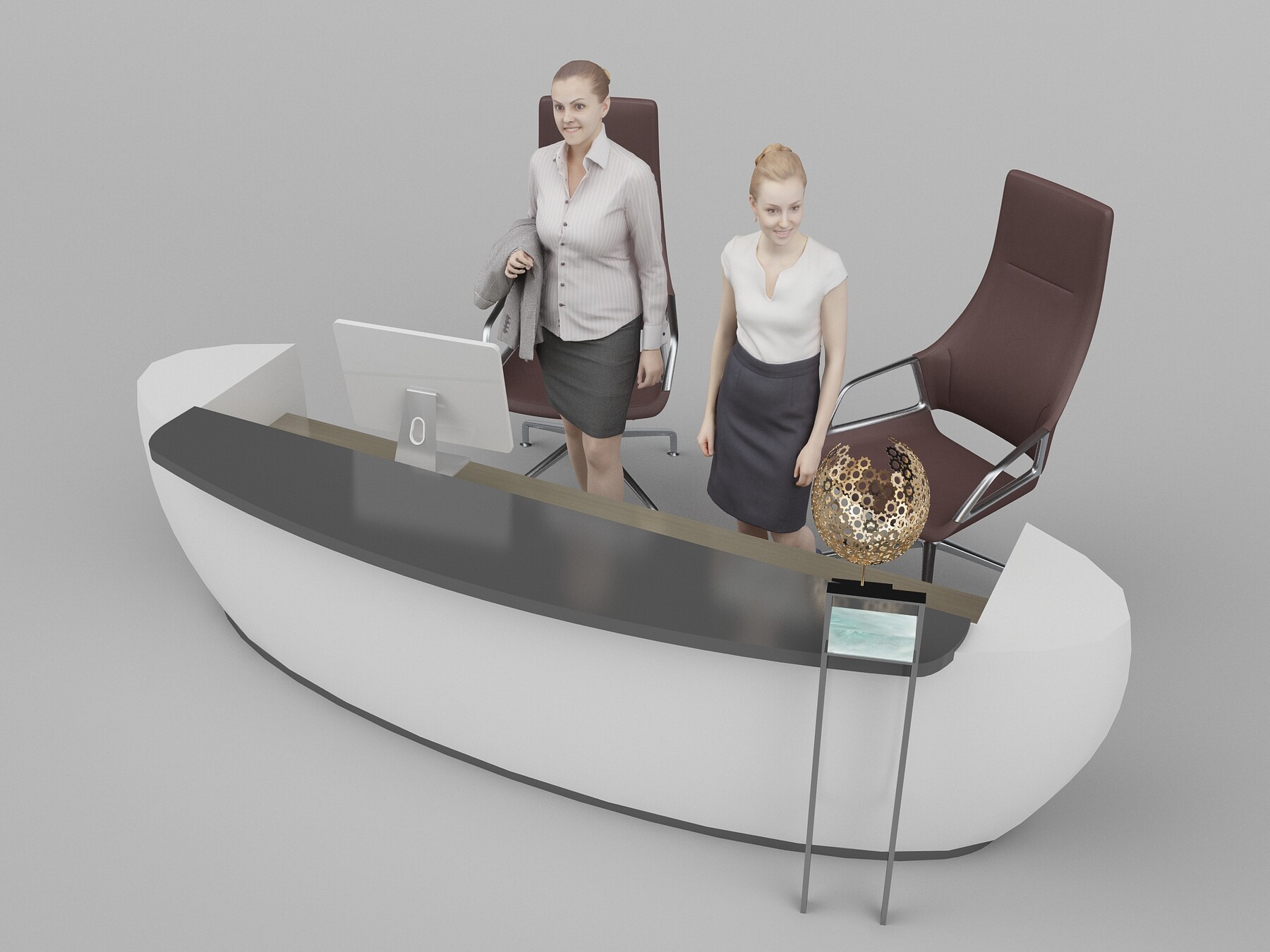 ArtStation - Reception Desk - 012 | Resources