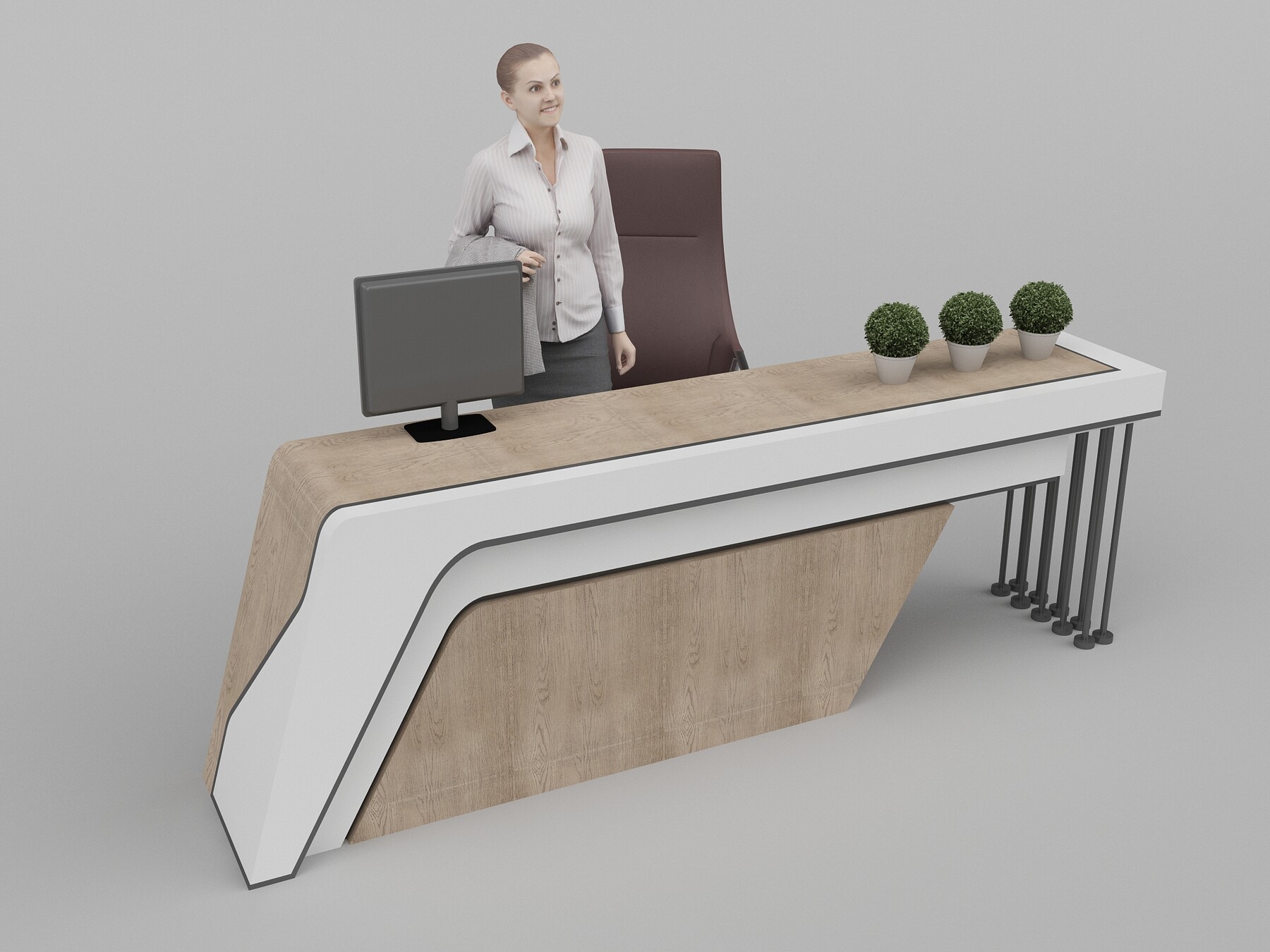 ArtStation - Reception Desk - 013 | Resources