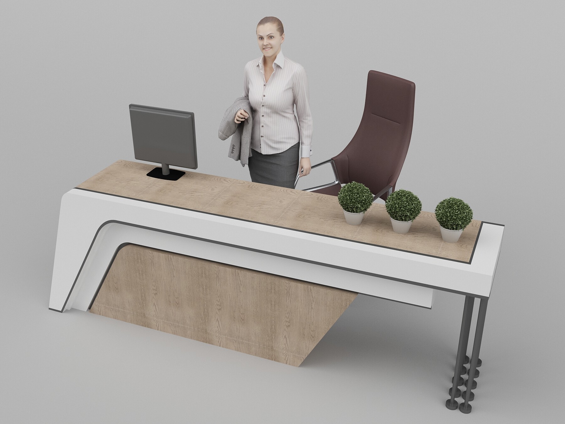 ArtStation - Reception Desk - 013 | Resources