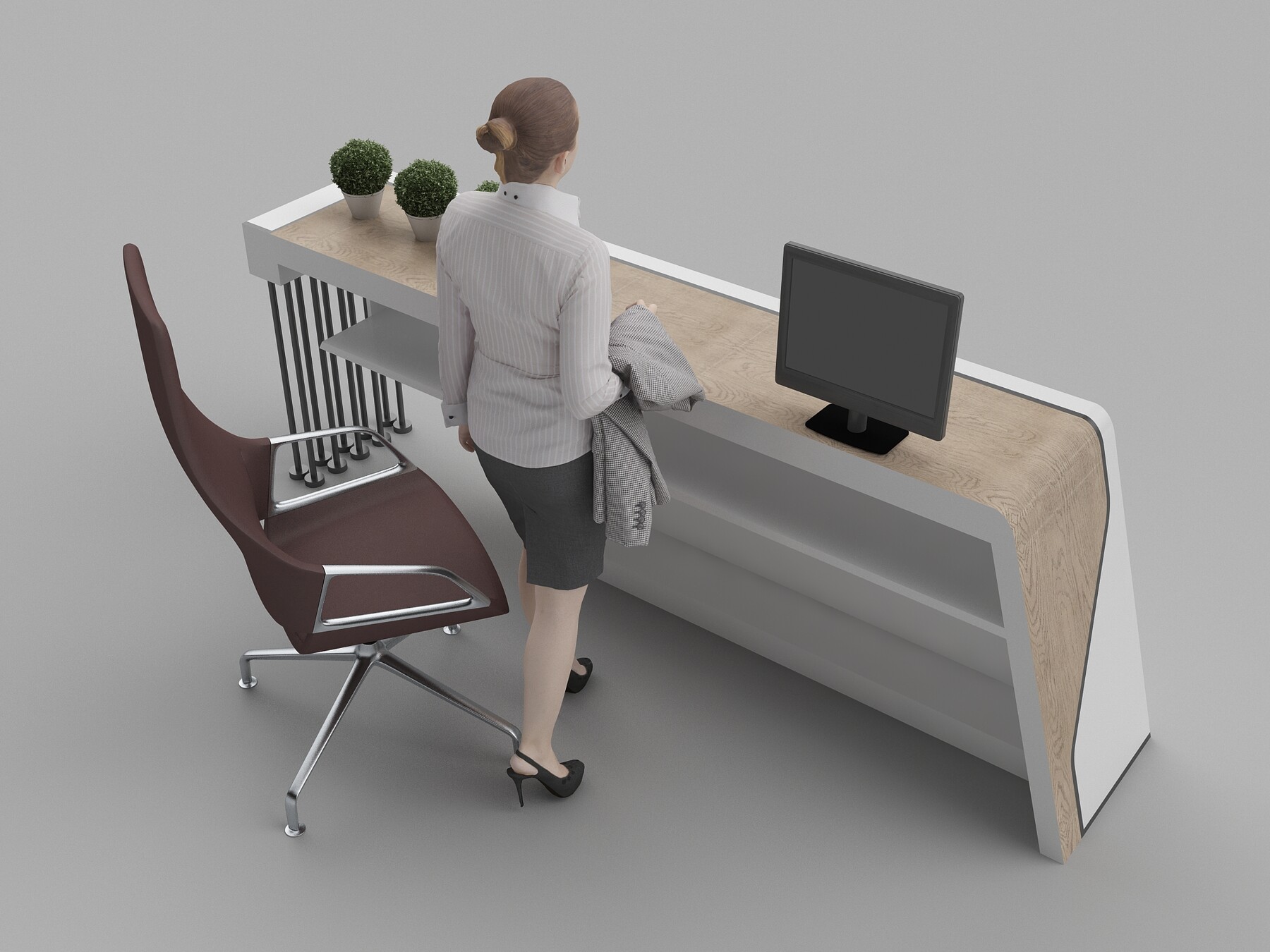 ArtStation - Reception Desk - 013 | Resources