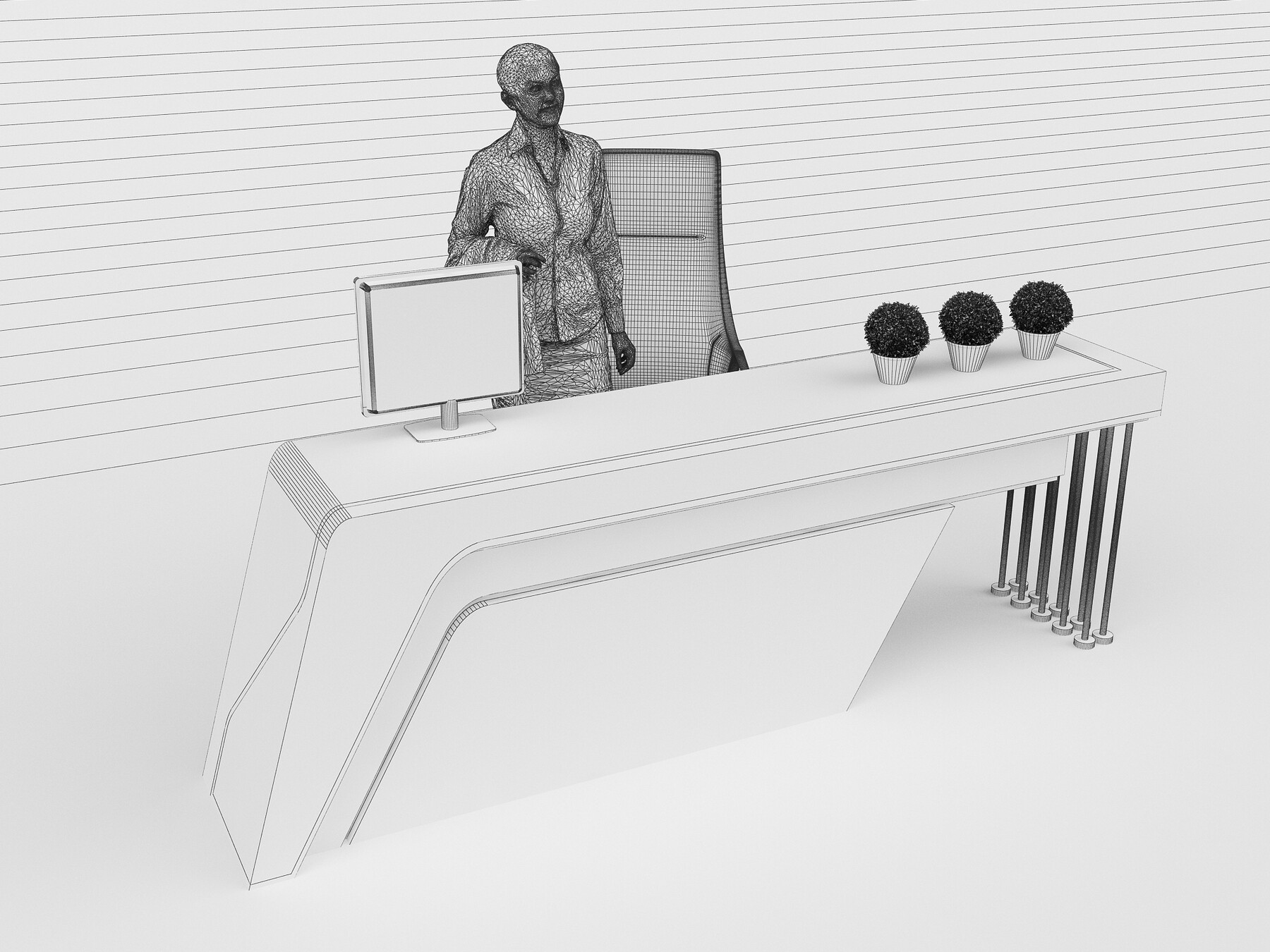 ArtStation - Reception Desk - 013 | Resources